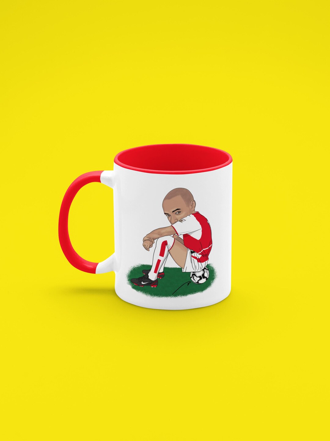 Arsenal Cartoon Thierry Henry Fan Made Mug 11OZ - Etsy