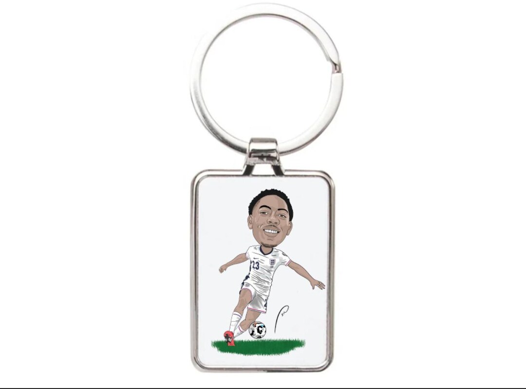 England Cartoon Myles Lewis-skelly Fan Made Keyrings - Etsy
