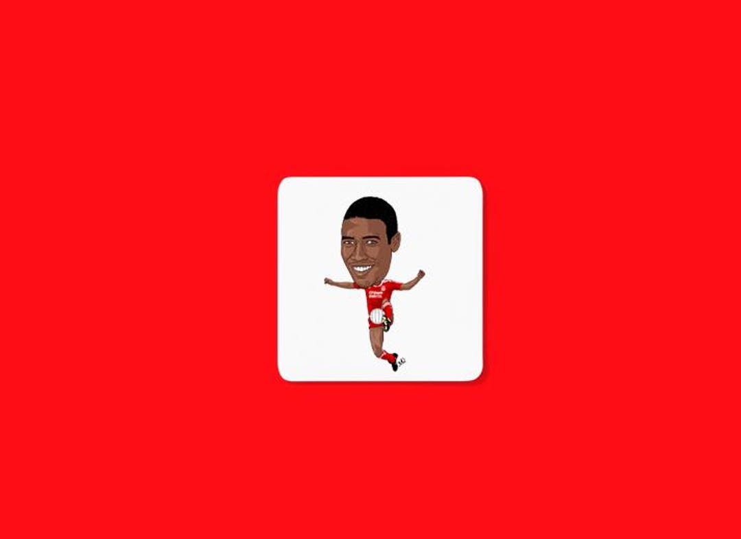 Liverpool Cartoon John Barnes Fan Art Made MDF Coasters - Etsy
