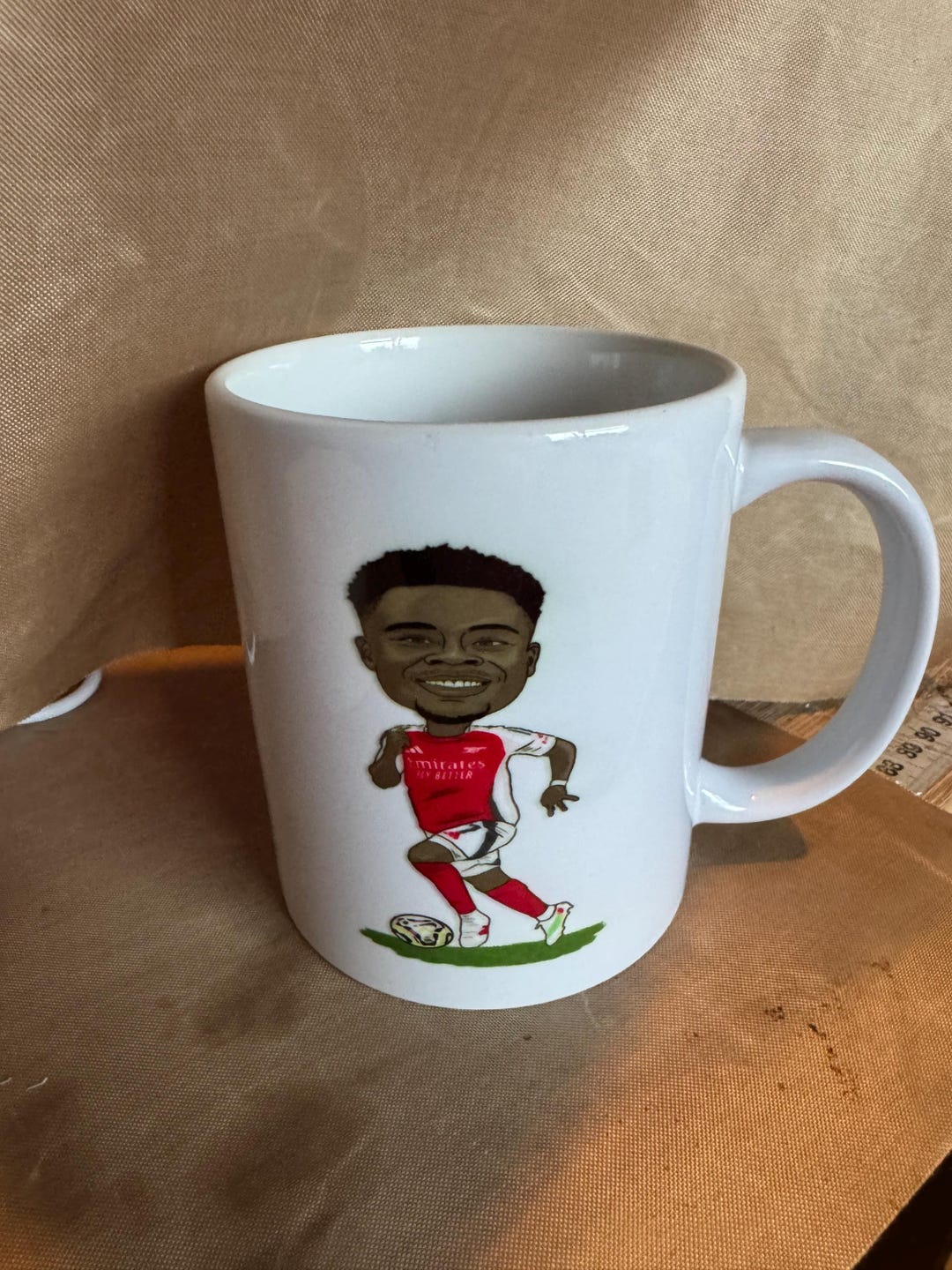 Gunners BUKAYO SAKA Cartoon Fan Art Made White Mug 11OZ - Etsy