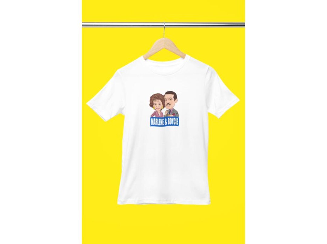 Only Fools Boycie and Marlene Cartoon Fan Art Made Theme T-shirts - Etsy