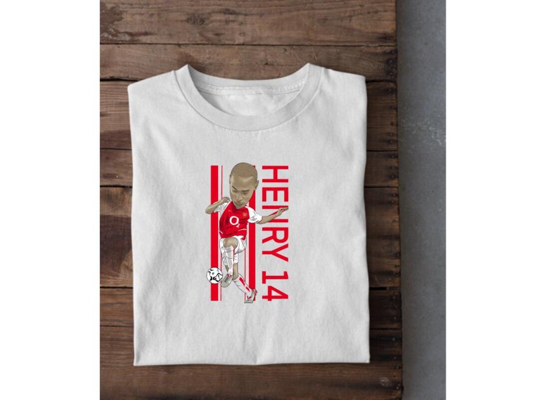 Thierry Henry T-shirts Fan Art Made - Etsy