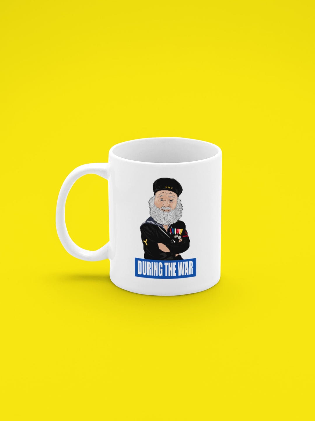 Only Fools Uncle Albert Cartoon Fan Made White Ceramic 11 Oz Mug - Etsy