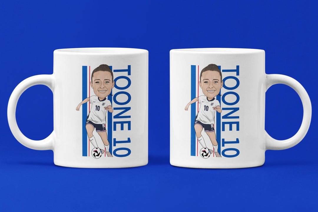 England Cartoon Ella Toone Fan Art White 11oz Mug - Etsy