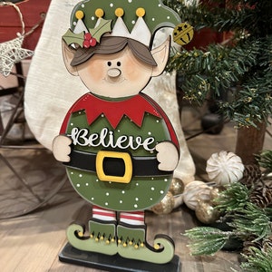 Standing Elf Boy and Elf Girl Christmas Shelf Sitters - Etsy