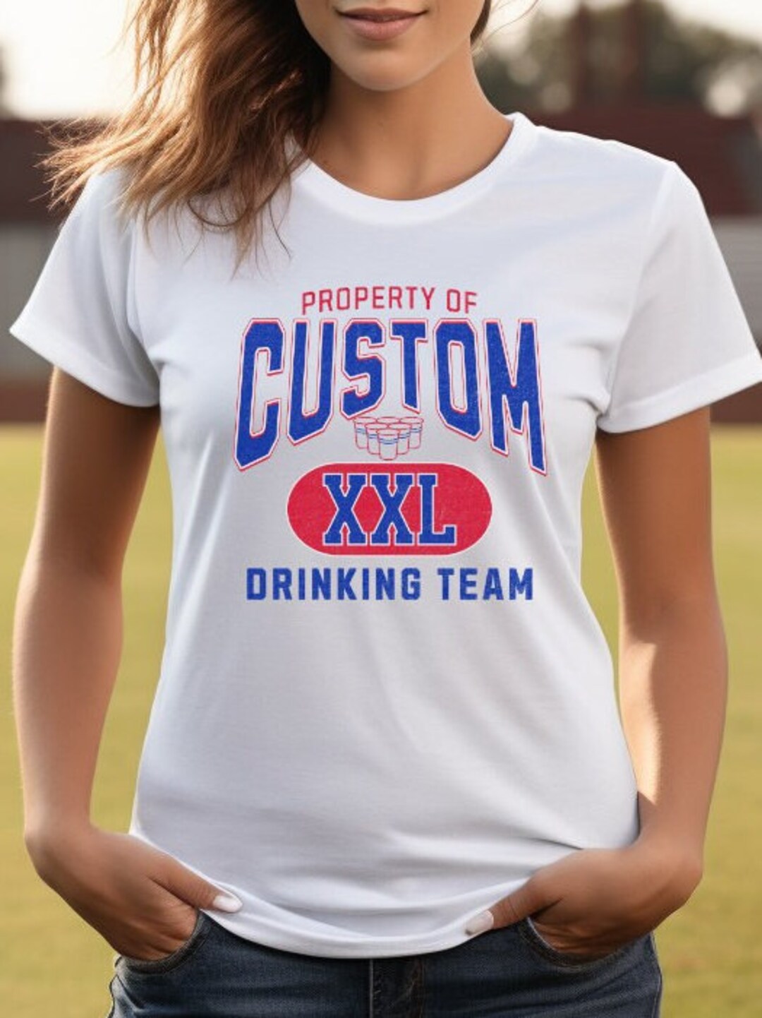 Custom Funny Gameday Tailgate Party Shirt. Personalize Your Name Shirt ...