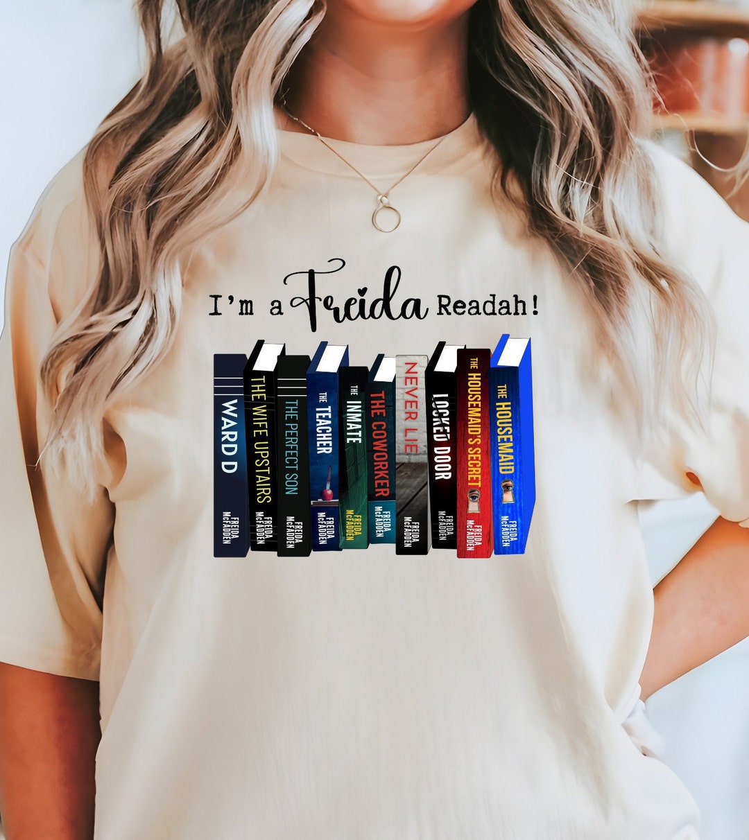 I'm a Freida Readah Shirt. Freida Mcfadden Shirt. Book Lover Shirt ...