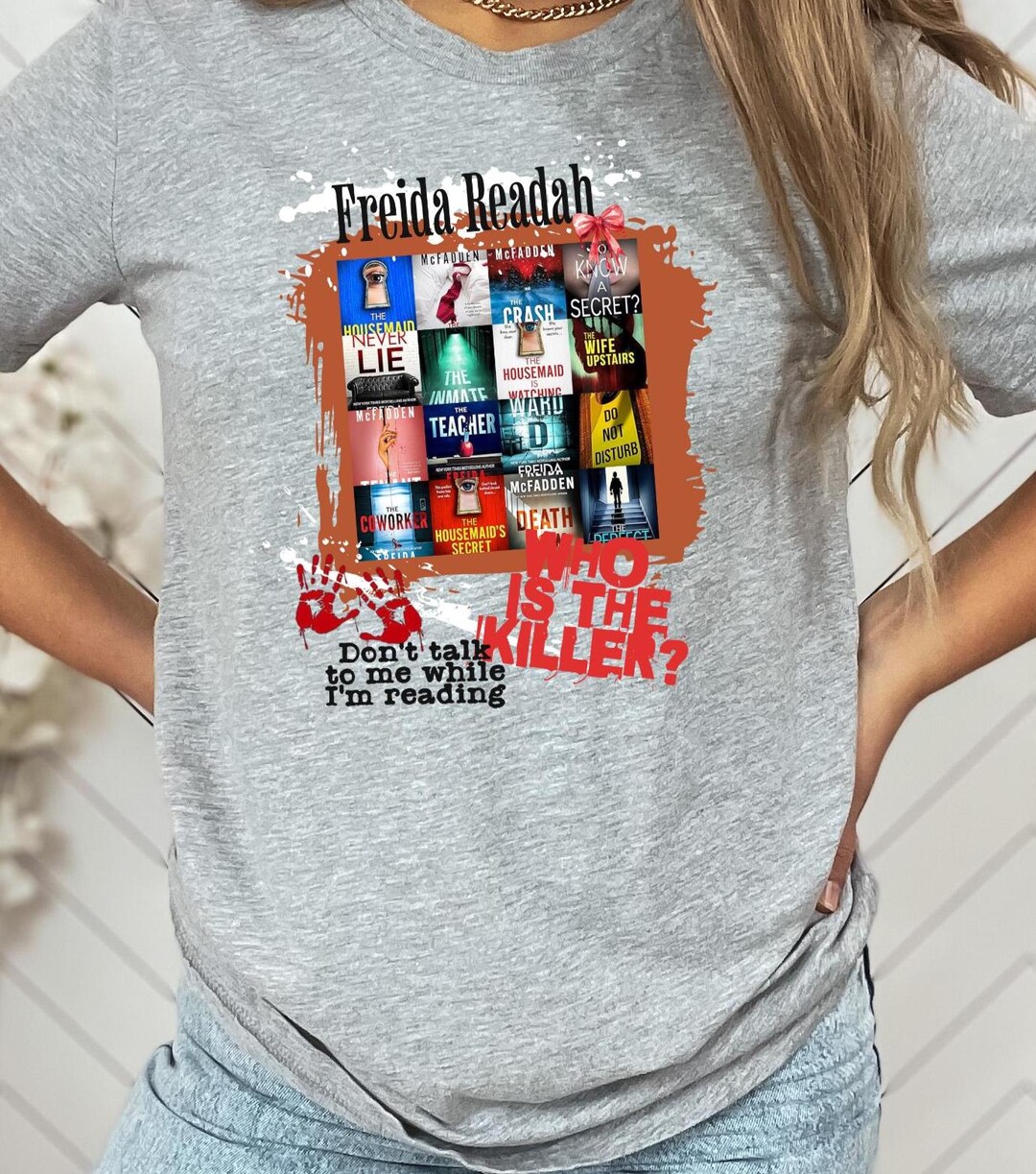 I'm a Freida Readah Shirt. Freida Mcfadden Shirt. Book Lover Shirt ...