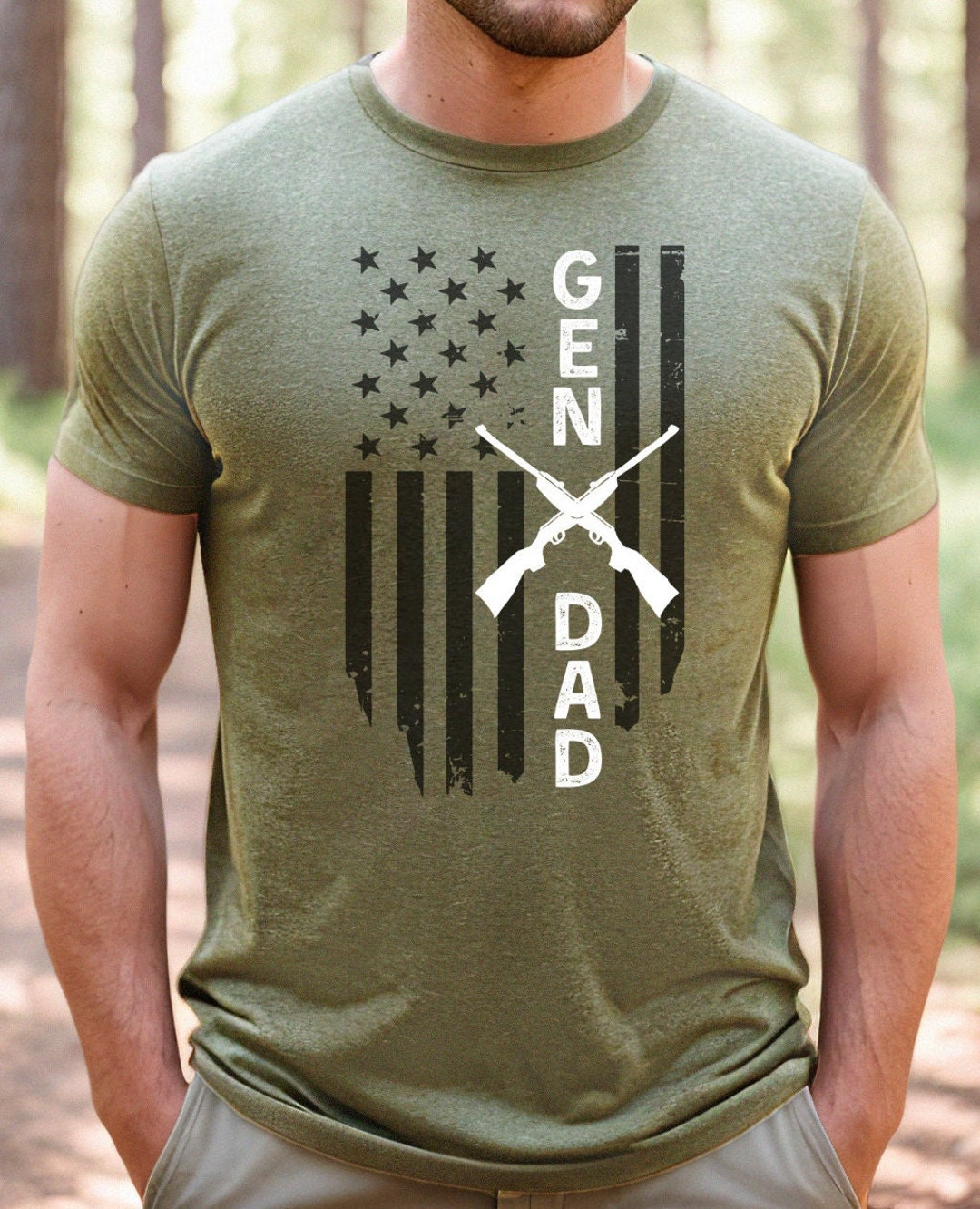GEN X DAD Shirt. Patriotic Father's Day Present. Father's Day Gift ...