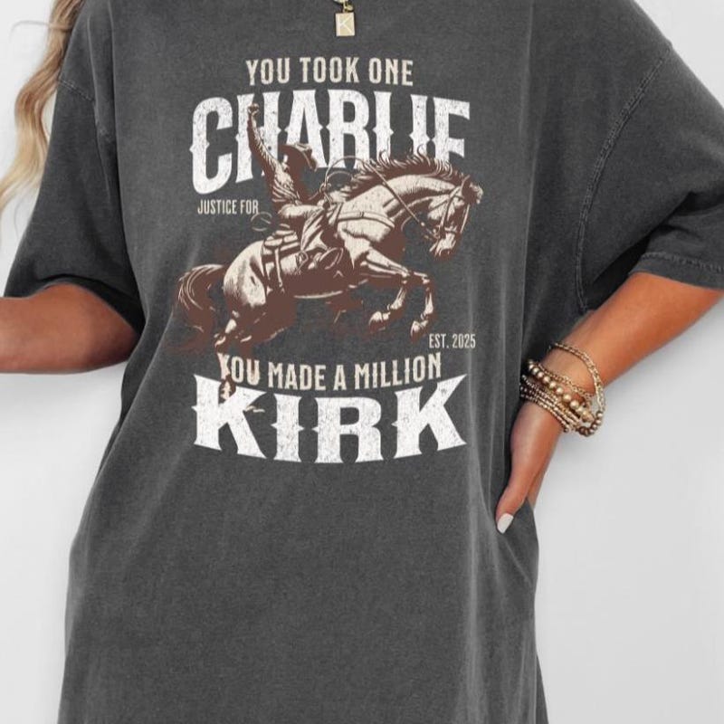 Charlie Kirk Cowboy - Etsy