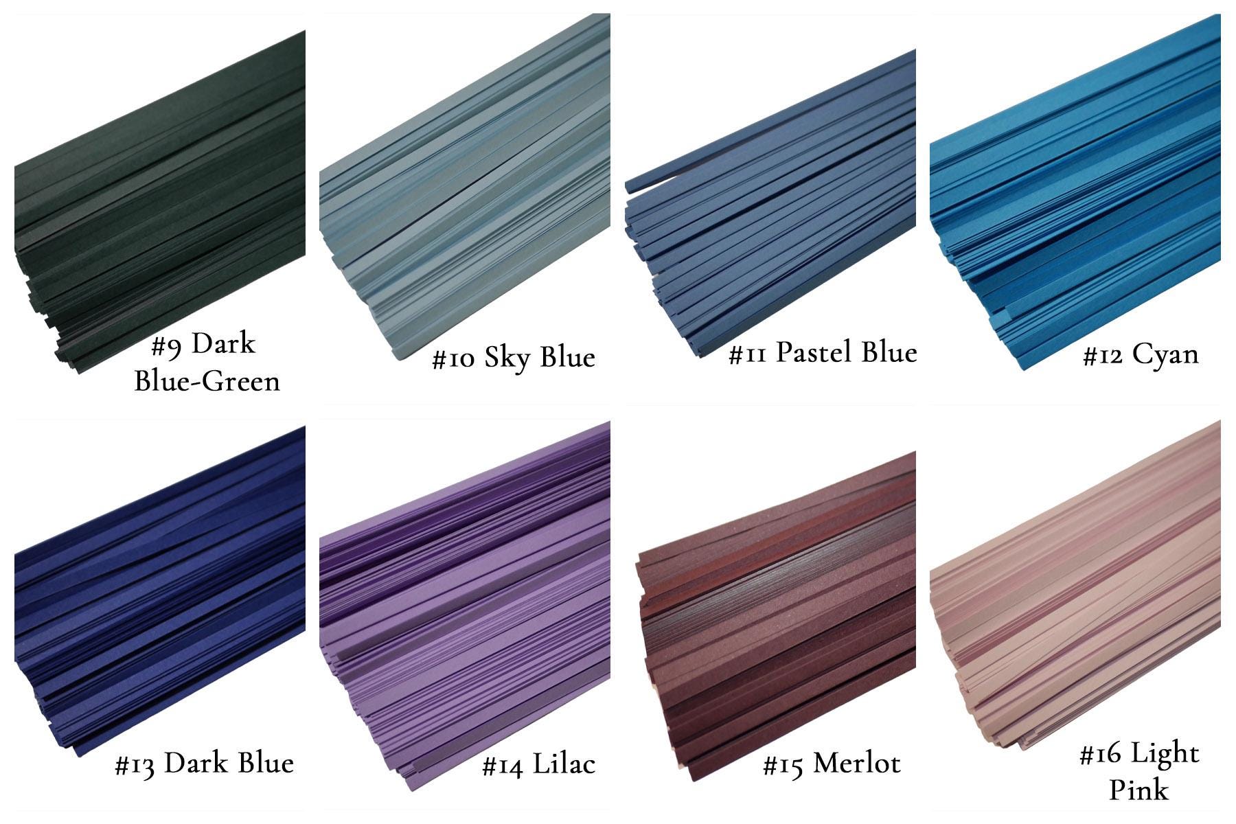 3mm Paper Quilling Strips: 120gsm, Craft Filigree Supplies - Etsy