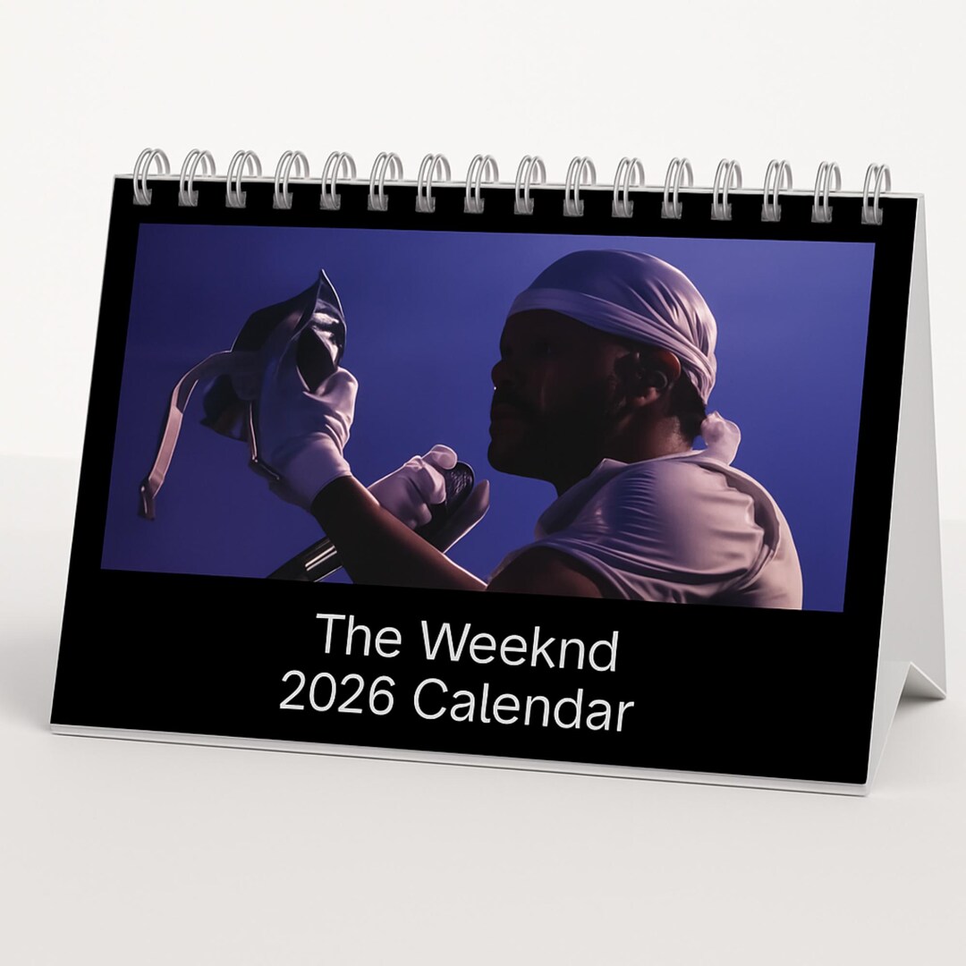 The Weeknd 2026-bureaukalender: XO Fan Edition met exclusieve datums ...
