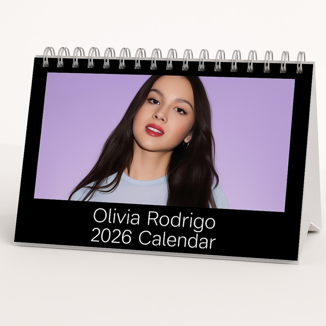 Olivia Rodrigo 2026 Desk Calendar: Fan Edition With Exclusive Dates ...