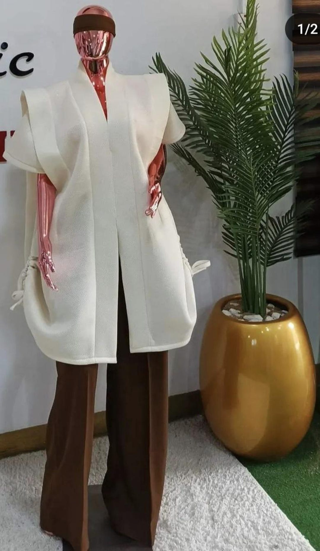 African Stylish Bubu and Pant Mix , Stand With Our Two Toned Luxurious ...