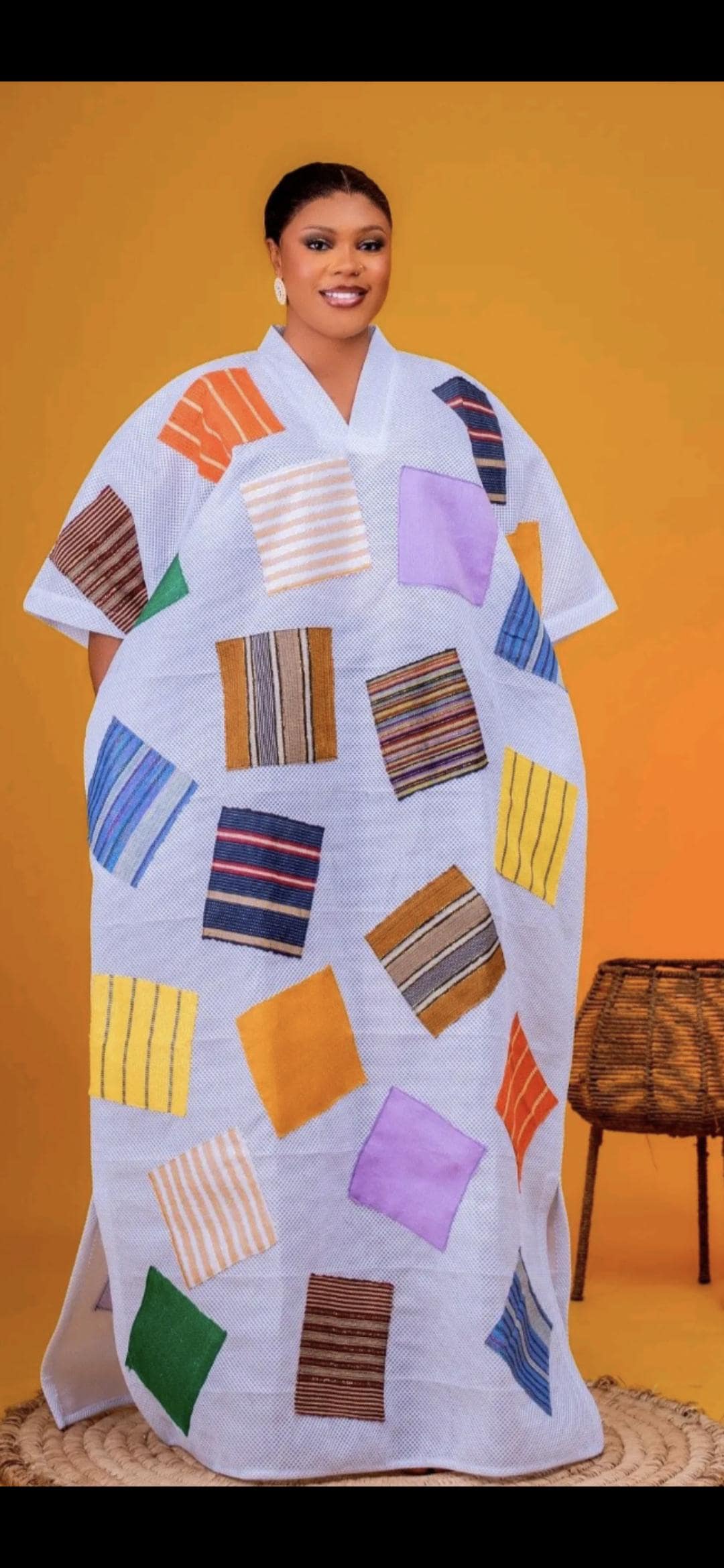 Bubu Kaftan With Aso Oke Pattern, - Etsy