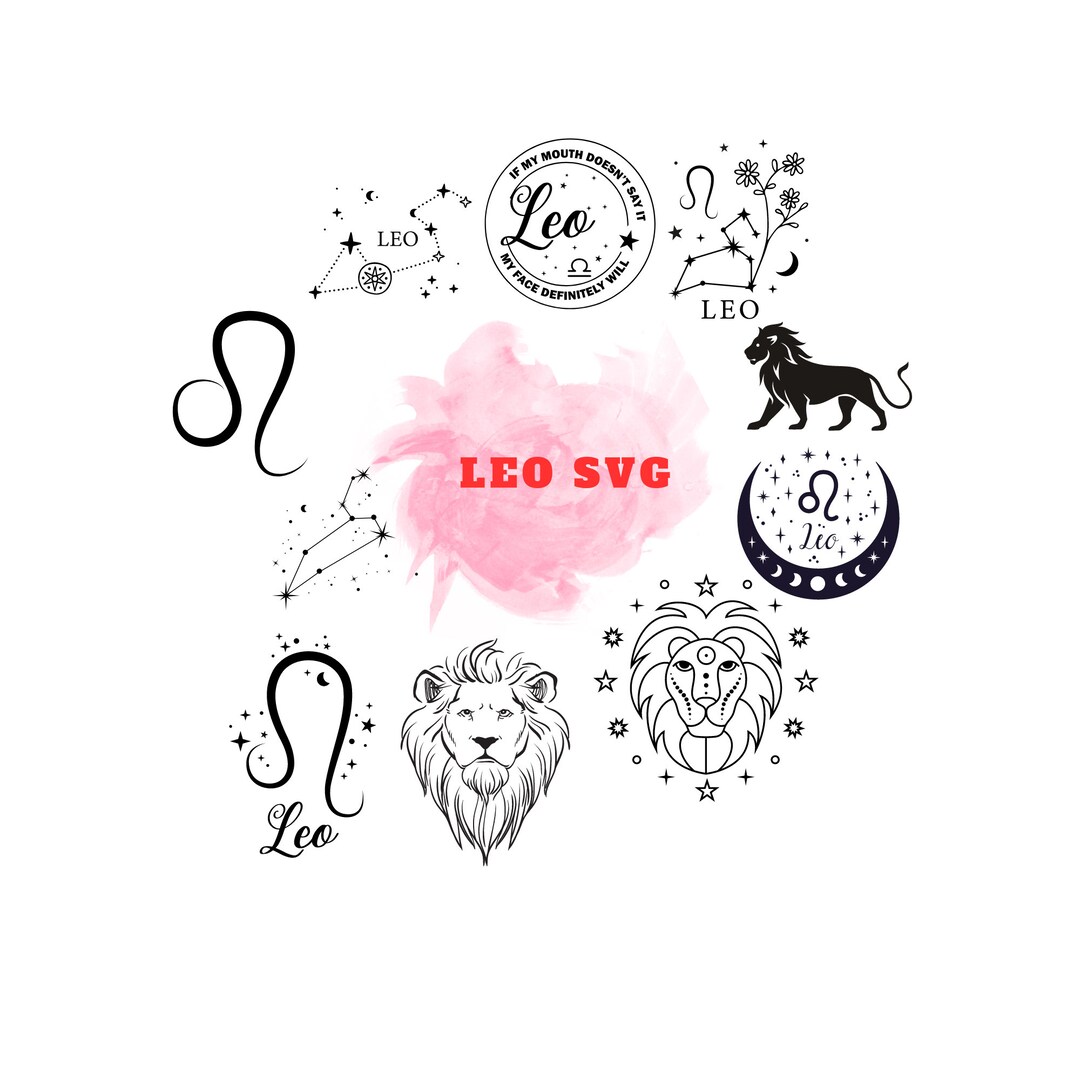 Leo Zodiac Svg, Zodiac Svg, Zodiac Leo Sign Svg, Horoscope Svg ...