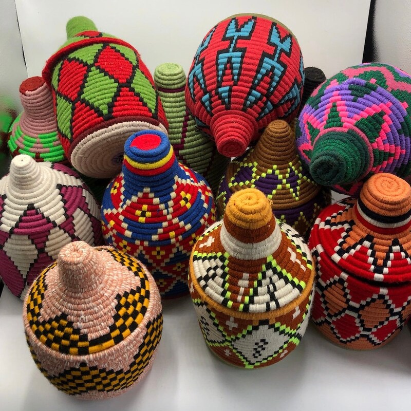 Moroccan Basket - Etsy