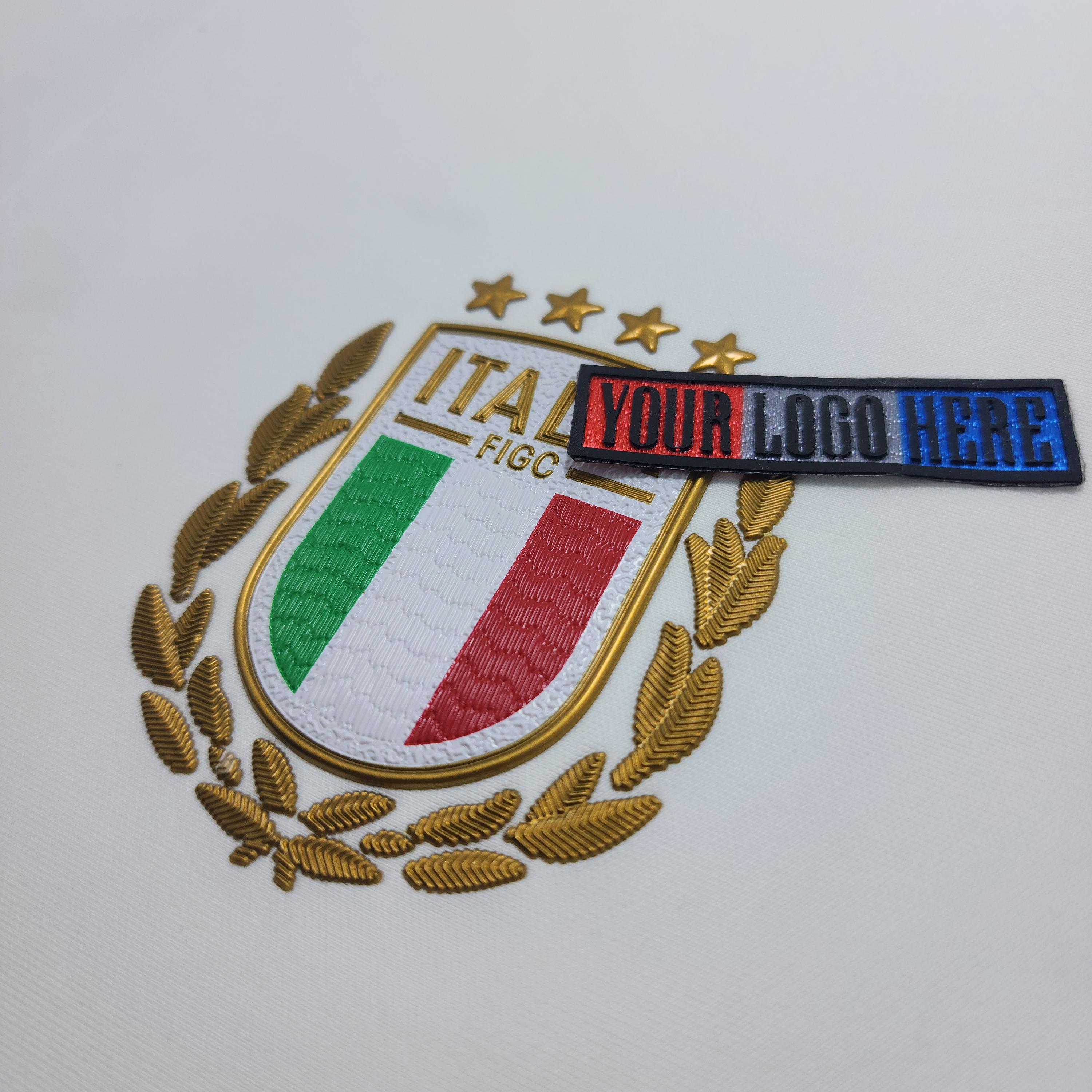 Custom TPU Frequency Metallic Logo – 3D Raised Heat Transfer Patch for ...