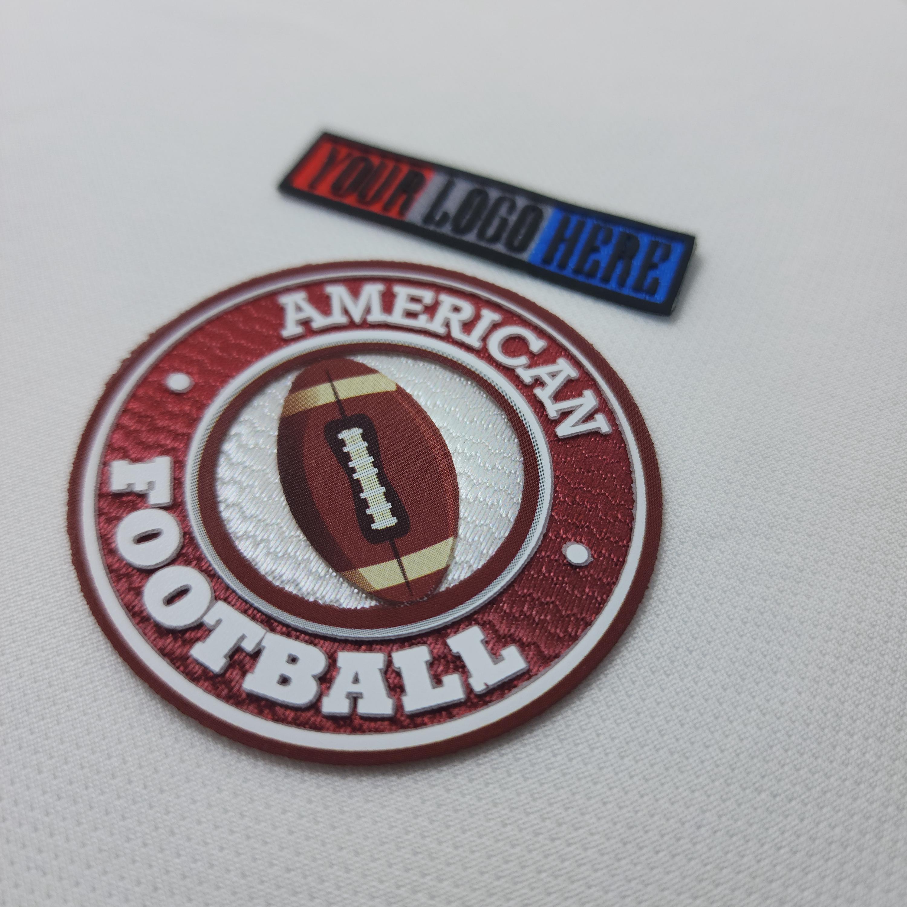 Custom American Football Patch Badge - Personalized Team & Player Name ...