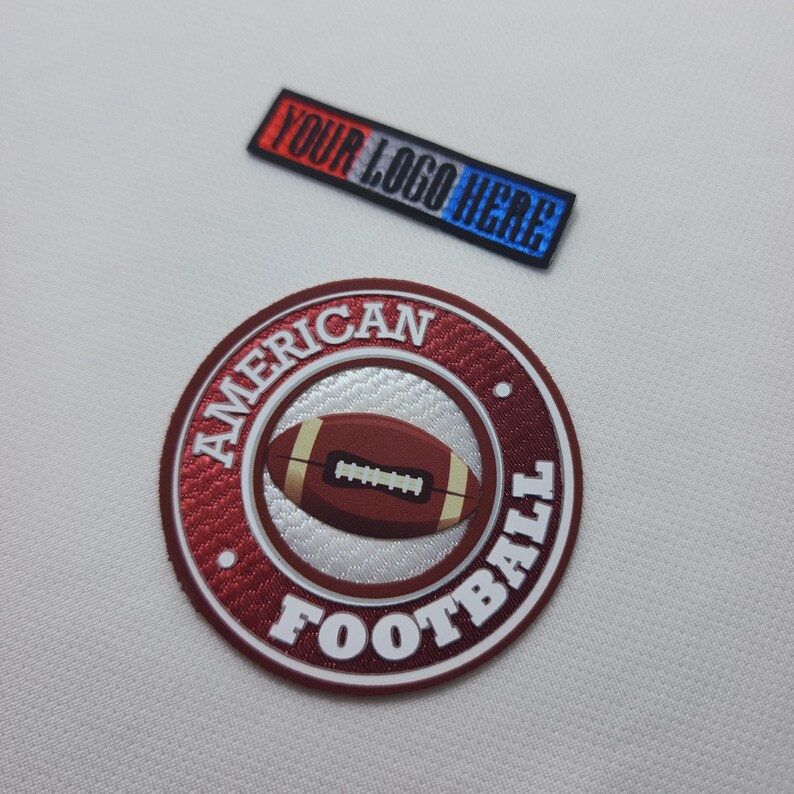 Custom American Football Patch Badge - Personalized Team & Player Name ...