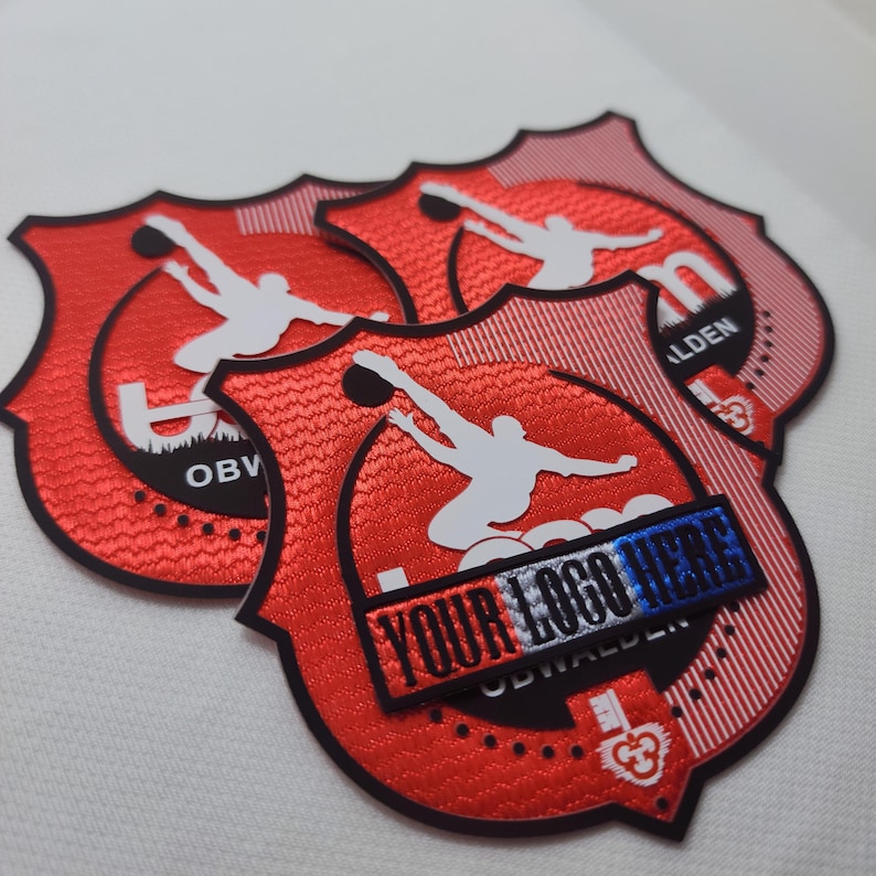 Custom 3D Iron-on Logo Patches for Sports Teams, Outdoor Fashion ...