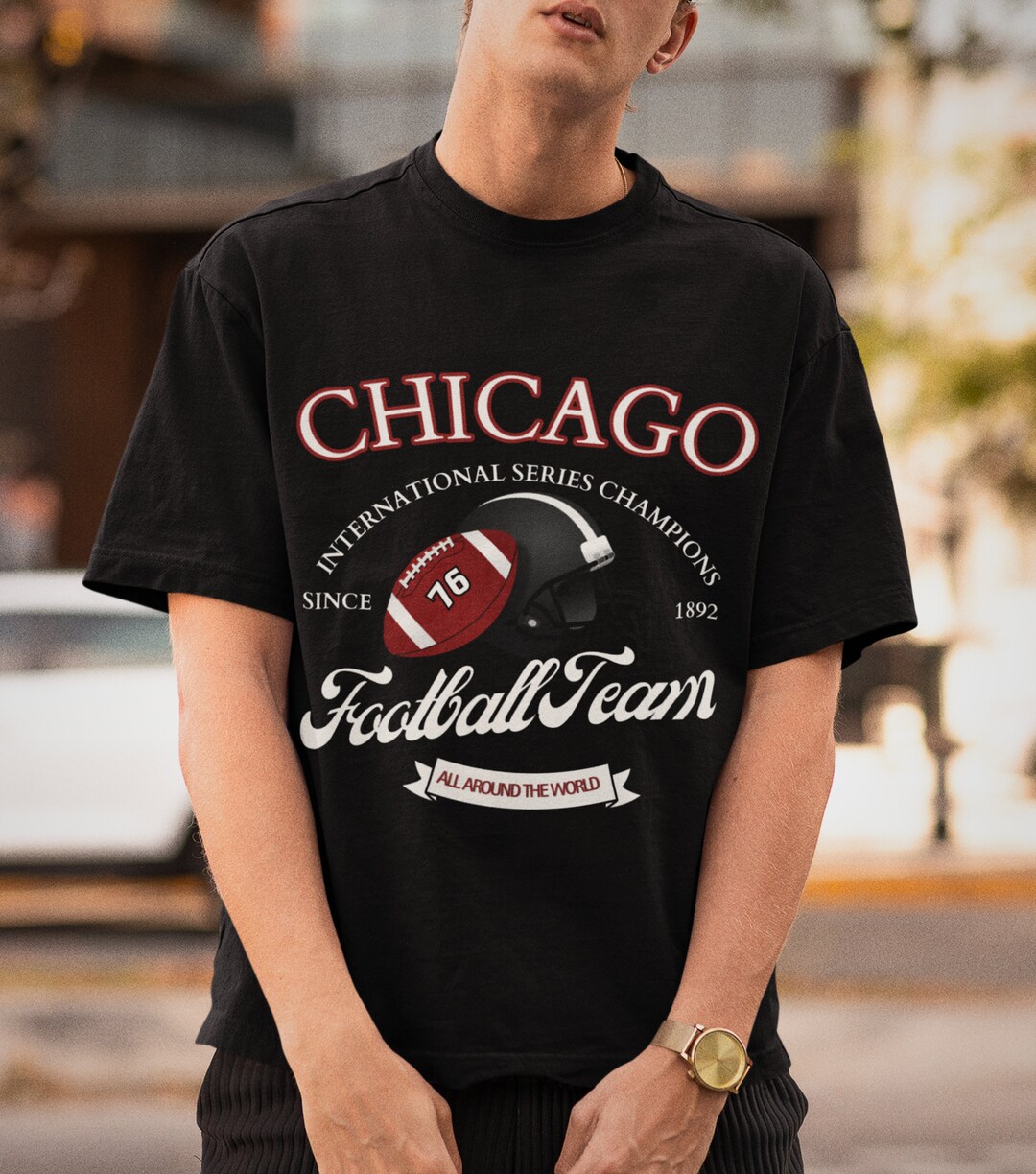 Vintage Chicago T-shirt, Chicago T-shirt, Vintage 1892 Design, Chicago ...