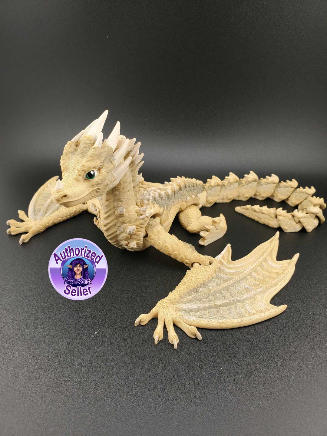 Fyros Wyvern 3D Printed Articulated Dragon Fidget Toy Figure - Etsy