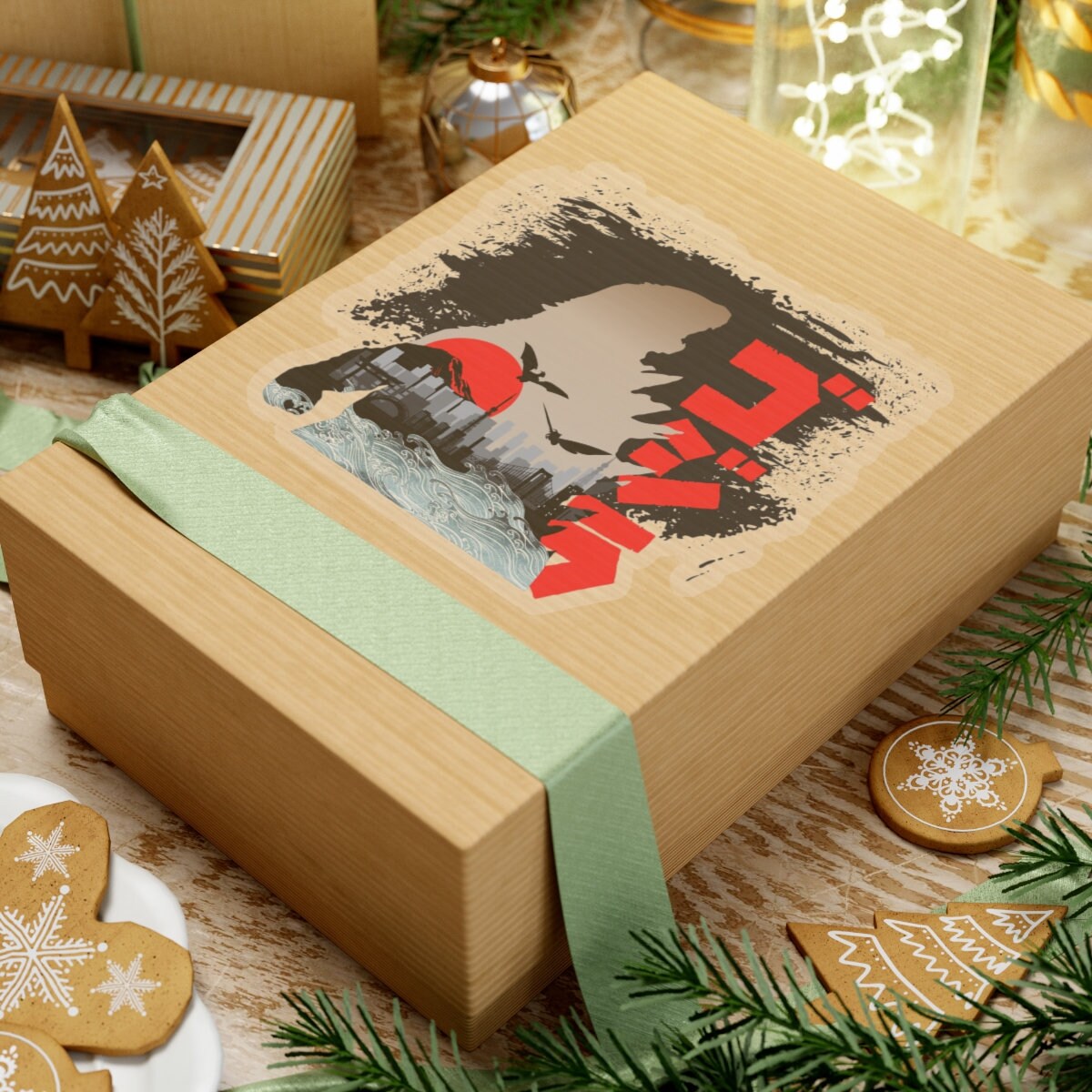 Godzilla Mothra Rodan Over Tokyo Kiss-cut Sticker - Etsy