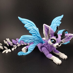 Fairy Fennec Fox 3D Printed Articulated Dragon Fidget Toy - Etsy
