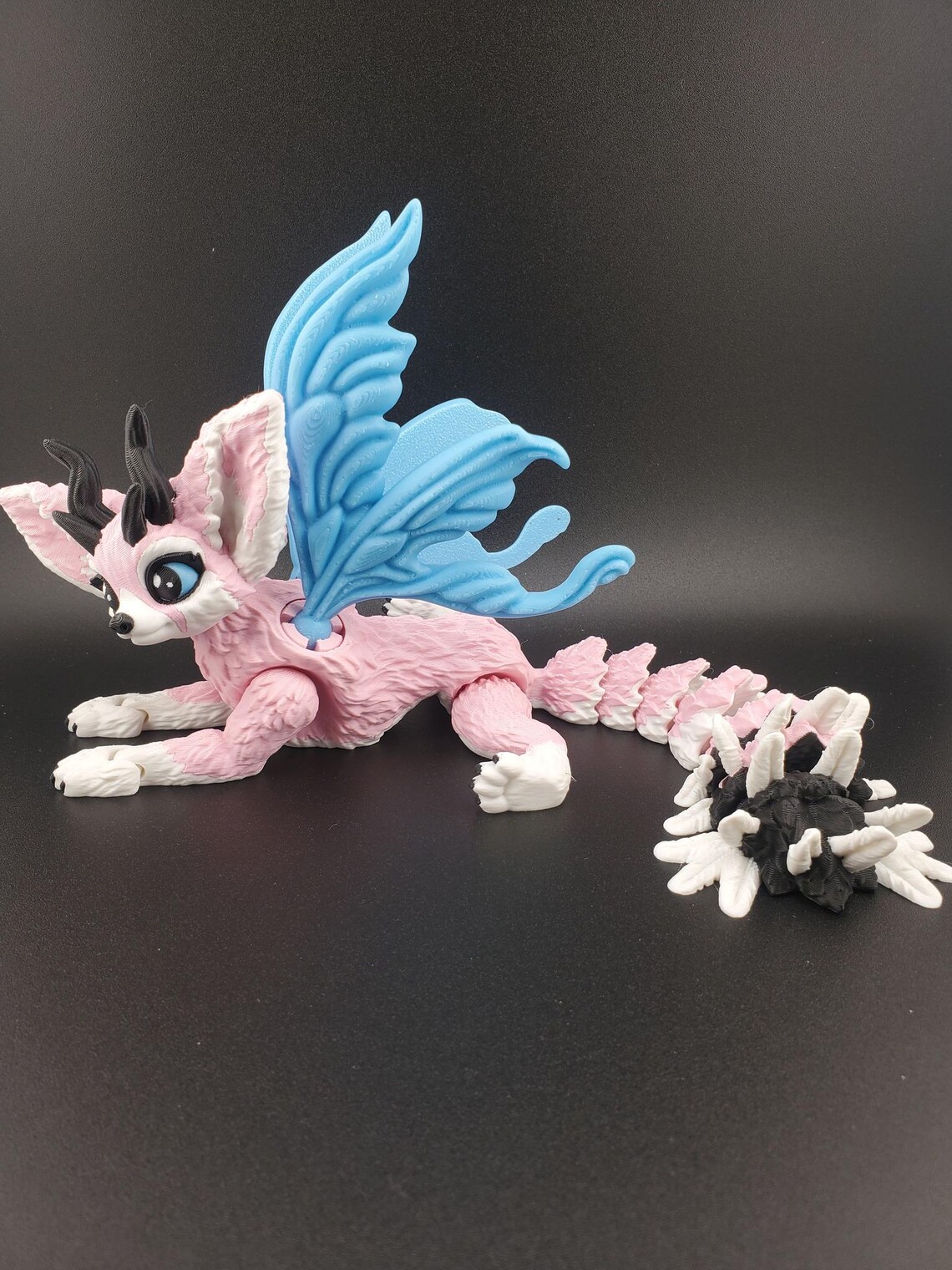 Fairy Fennec Fox 3D Printed Articulated Dragon Fidget Toy - Etsy