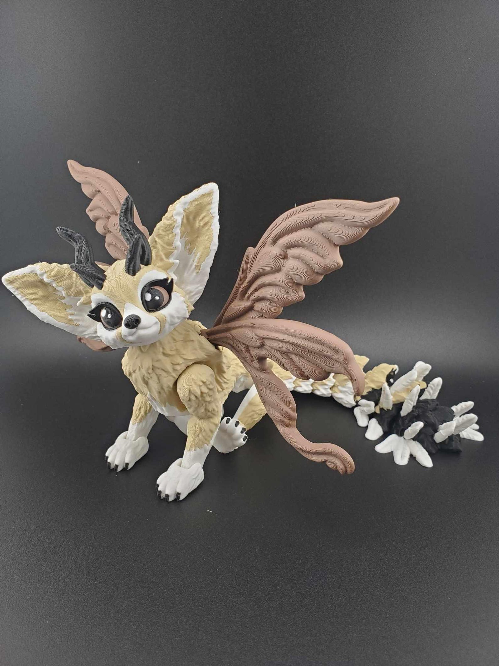 Fairy Fennec Fox 3D Printed Articulated Dragon Fidget Toy - Etsy