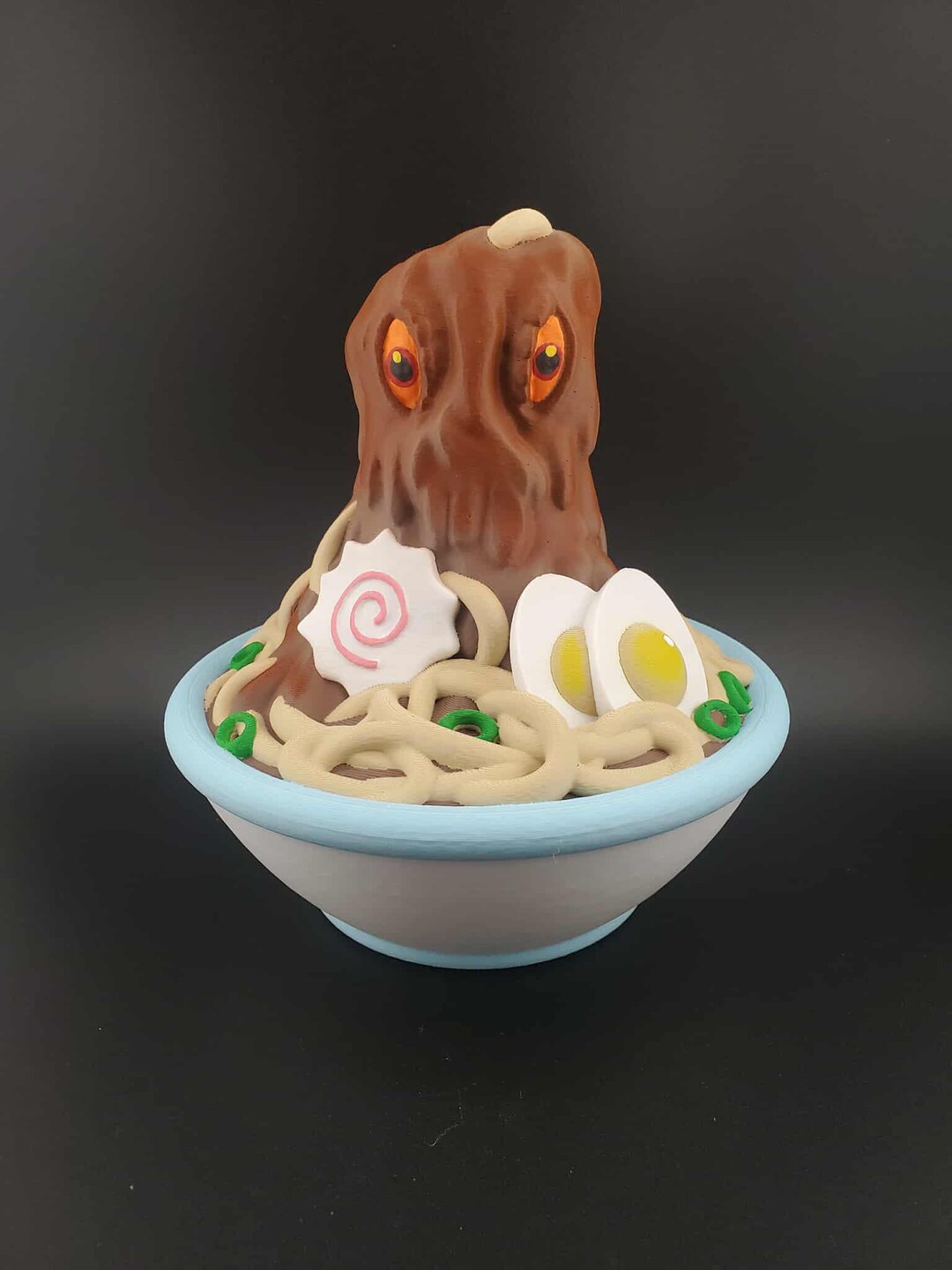 JUMBO Ramendorah! 3D Printed Ramen Smog Kaiju Figure - Etsy