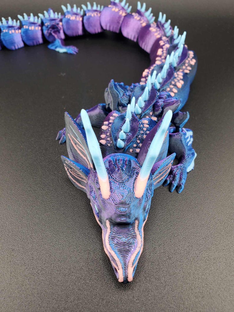 Legendary Sea Serpent Kaiju Articulated Dragon 3D Printed Fidget Toy - Etsy
