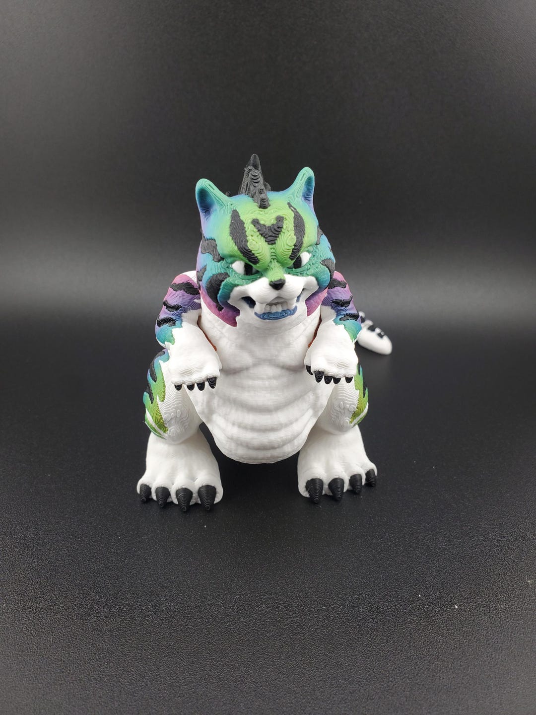 Catzilla Articulated 3D Printed Fidget Toy Figure - Etsy