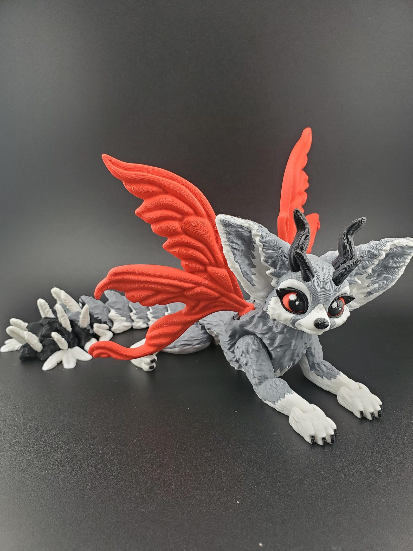 Fairy Fennec Fox 3D Printed Articulated Dragon Fidget Toy - Etsy