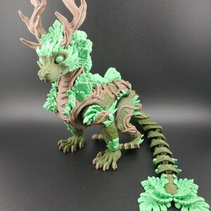 Forest Dragon Fidget Toy 3D Printed Articulated Figure - Etsy
