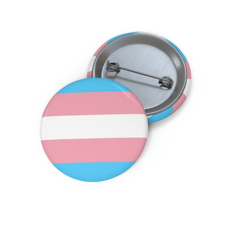 Transgender Pride Flag, Rainbow Pride Flag Button, Perfect Gift for ...