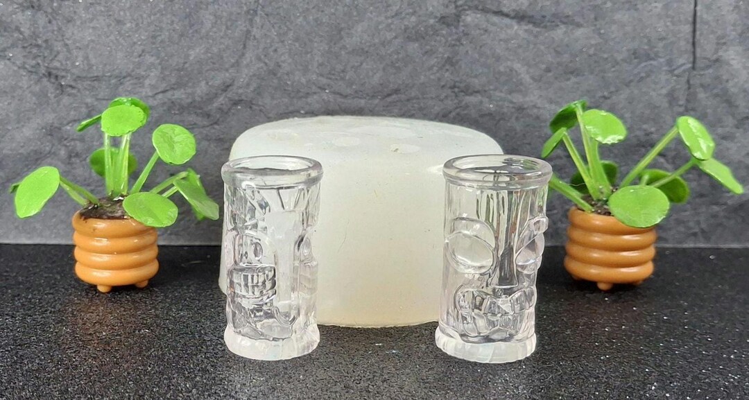 Tiki Cup Silicone Mold: Miniature Bar-miniature Resin Crafting - Etsy