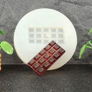 Chocolate Bar Silicone Mold (best for UV Resin or Polymer Clay) - Etsy