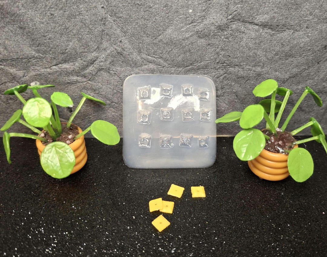 Miniature Cheese Cracker Silicone Mold: Miniature Food- UV Resin ...