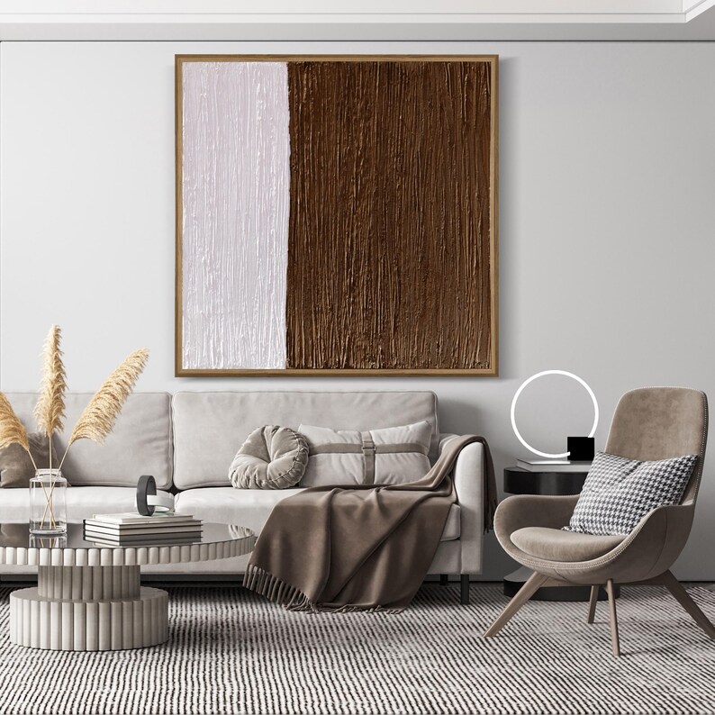 Large Brown Wall Art Large Brown Textured Wall Art Grebrown En ...