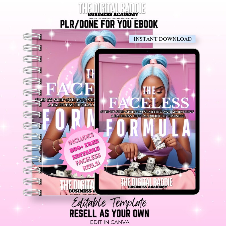 Faceless Marketing PLR Faceless Digital Sales Done for You Faceless ...