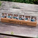 Personalised 3 Photos With Wooden Stand, Wooden Photo Display Stand ...