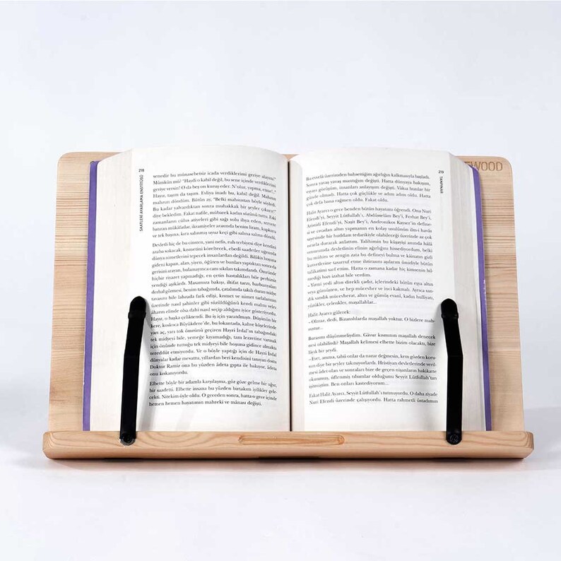 Book Reading Stand, Tablet Stand, Foldable Desktop Stand,wooden Laptop ...