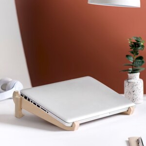 Portable Wooden Laptop Stand Notebook Stand Laptop Riser Notebook Stand ...