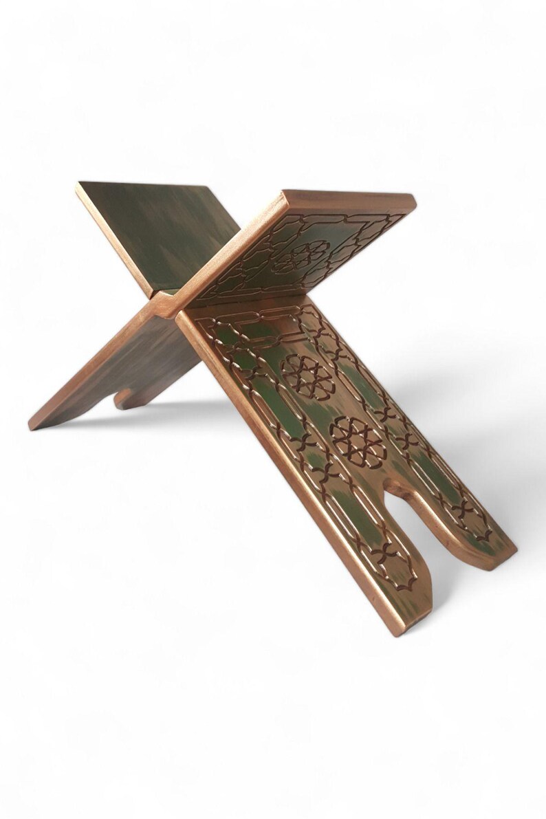 Handmade Wooden Book Stand, Adjustable Lectern, Folding Bookshelf, Book ...