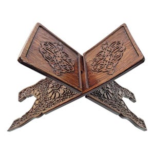 Handmade Book Stand, Adjustable Lectern, Folding Bookshelf, Book ...