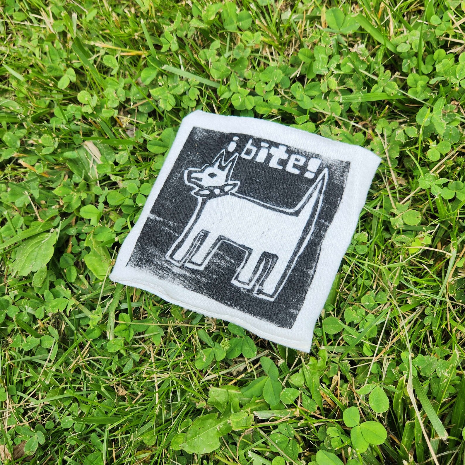 I Bite! Dog Sew-on Patch - Etsy