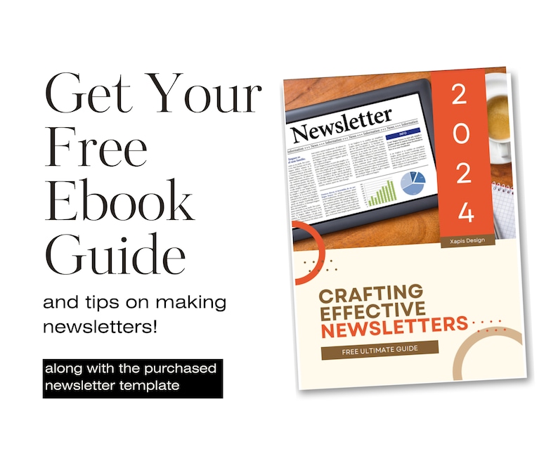 EDITABLE Newsletter Template, 8 Page Canva Templates, Monthly, Real ...