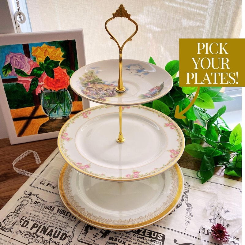 Afternoon Tea Plates - Etsy